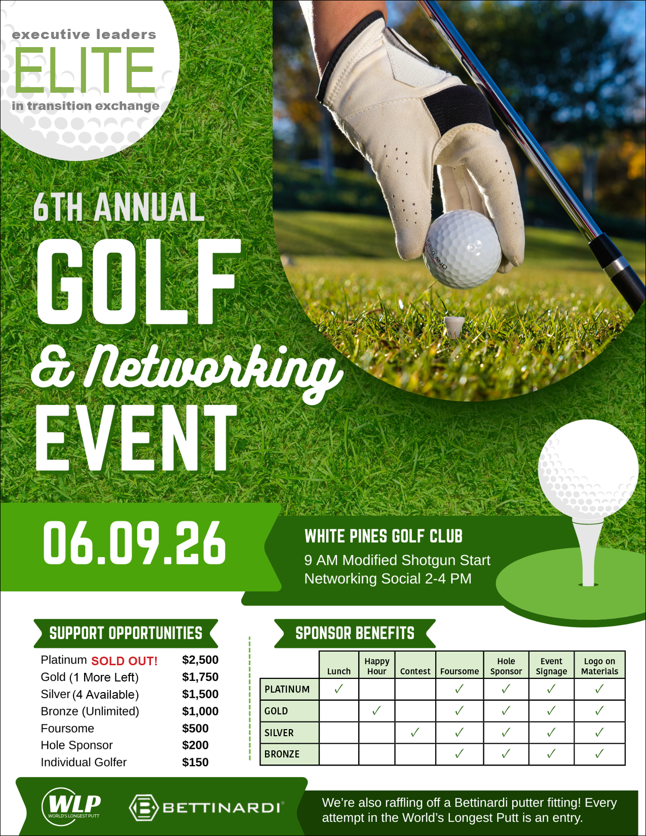 6th Annual ELITE Golf & Networking Event – ELITE